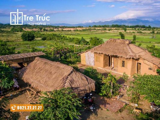 Nhà tranh vách đất đẹp - Kiến trúc cổ điển mà độc đáo