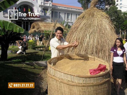 Bồ lúa nông cụ đựng thóc lúa của người Việt ngày xưa