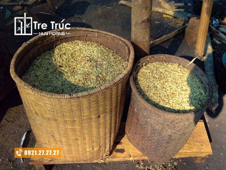 Bồ lúa nông cụ đựng thóc lúa của người Việt ngày xưa