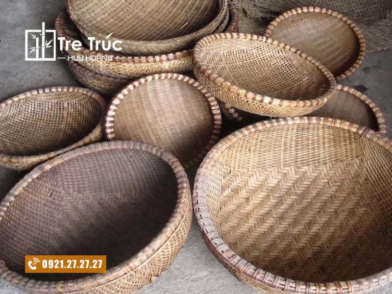 Địa chỉ bán rổ rá tre các loại giá rẻ tại TP.HCM - Tre Túc Huy Hoàng