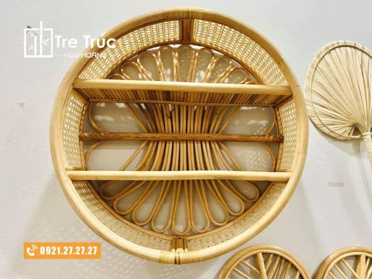 10+ mẫu kệ mây tre đan đẹp được ưa chuộng nhất hiện nay